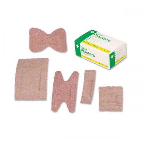 Safety First-Aid Plasters Stretch Fabric Washproof Assorted D8010