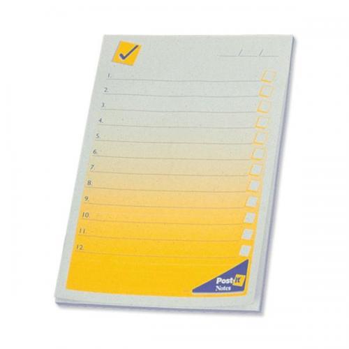 Post-it To Do List Pad (Pack 12) 7691/7667 7691/7667