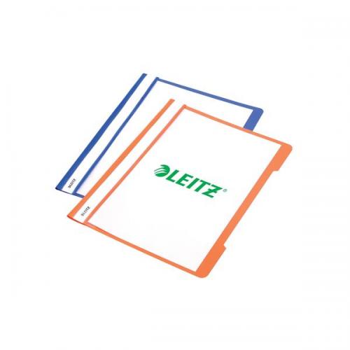 Leitz Standard Data File (A4) Blue Semi-rigid PVC Clear 41910035