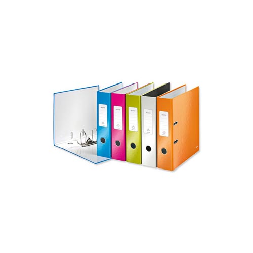 Leitz WOW (A4) Laminated Lever Arch File 80mm Spine 600 10050044