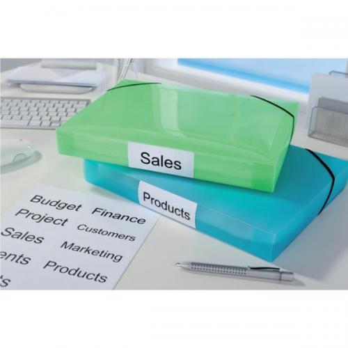 Avery Filing Labels Laser Lever Arch 4 per Sheet 200x60mm L7171-25