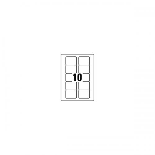 Avery Diskette Labels Laser 3.5 inch Disk 10 per Sheet 70x52mm 369907