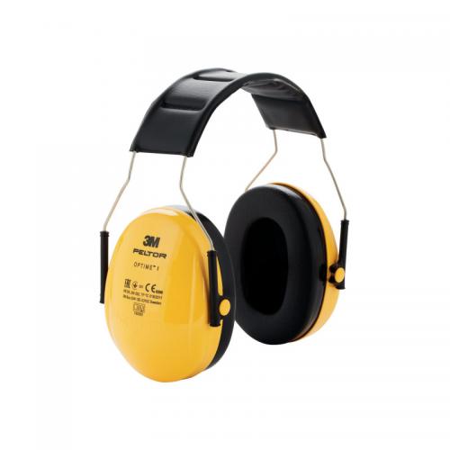 3M Peltor Optime Comfort Headband Ear Defenders Yellow/Black 3M10295