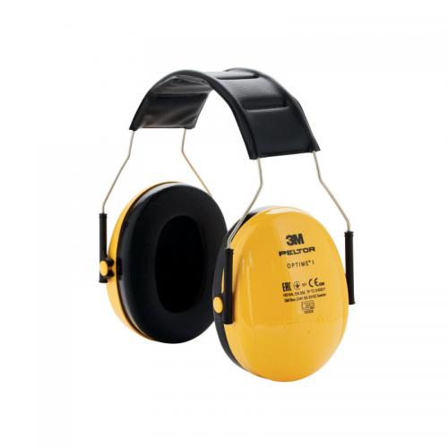 3M Peltor Optime Comfort Headband Ear Defenders Yellow/Black 3M10295