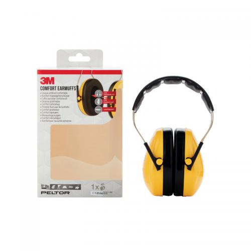 3M Peltor Optime Comfort Headband Ear Defenders Yellow/Black 3M10295