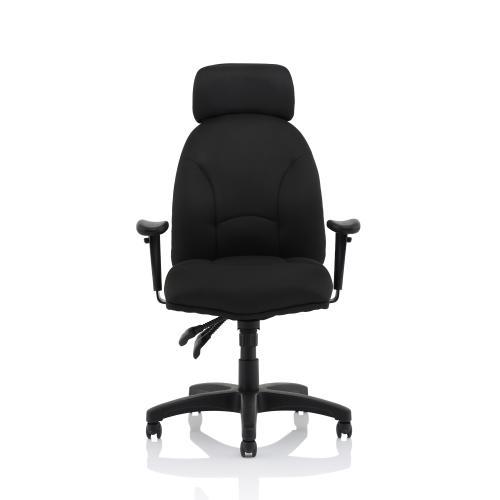 Trexus Energize Aviator Chair Black 540x450x490-590mm 11199-01Blk