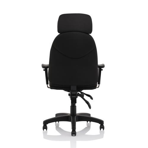Trexus Energize Aviator Chair Black 540x450x490-590mm 11199-01Blk