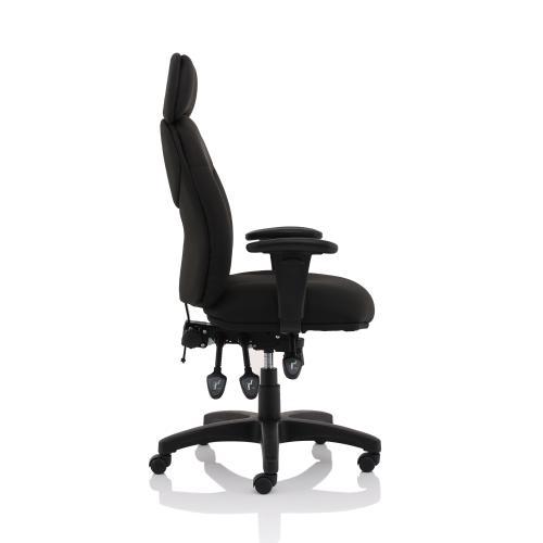 Trexus Energize Aviator Chair Black 540x450x490-590mm 11199-01Blk