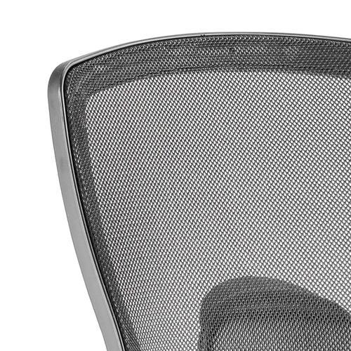 Trexus Mesh Back Armchair Black 500x480x450-550mm 10892-02