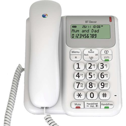 BT Decor 2200 Telephone 3-line LCD 50-entry Phonebook 30 061127