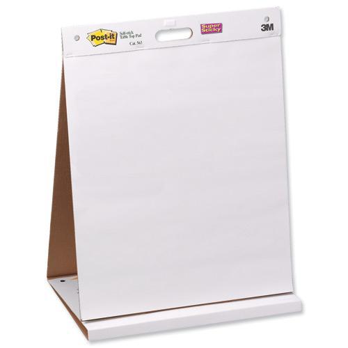 Post-it Table Top Easel Pad Self-adhesive 20 Sheets 584x508mm 563