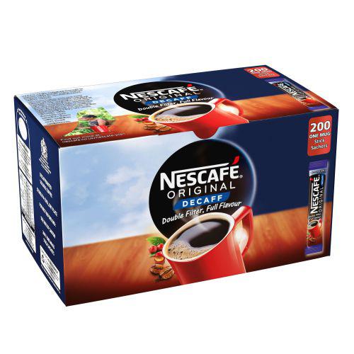 Nescafe Original Instant Coffee Granules Decaffeinated Stick 12349814
