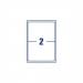 Avery Heavy Duty Labels Laser 2 per Sheet 199.6x143.5mm L7068-20