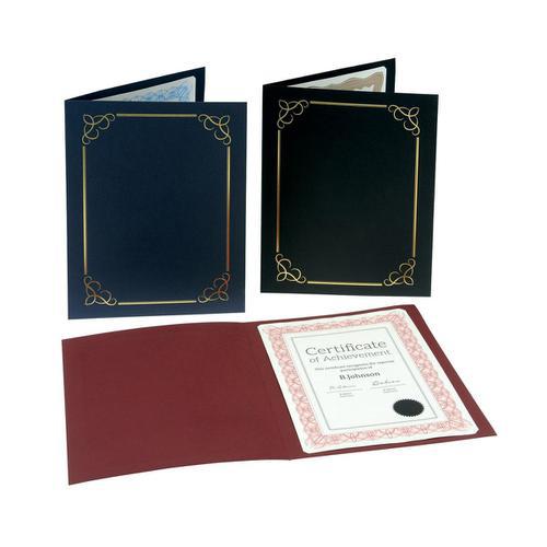 Certificate Covers Linen Finish Heavyweight Card 240g A4 A34286