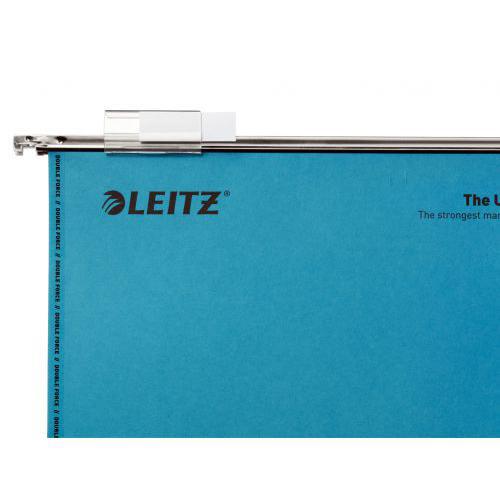 Leitz Ultimate Plastic Tabs for Suspension File Clear 17500002