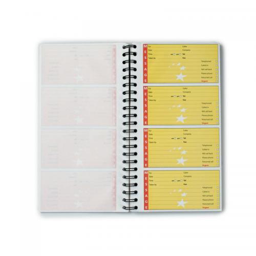 5 Star Office Telephone Message Book Wirebound Carbonless 905254