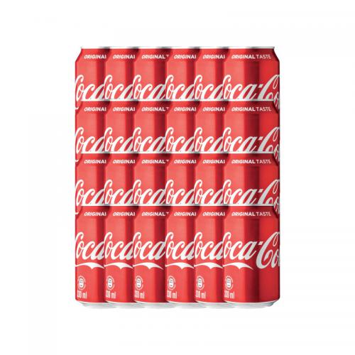 Coca-Cola Soft Drink 330ml Can (Pack of 24) 100219 AU00099 AU00099