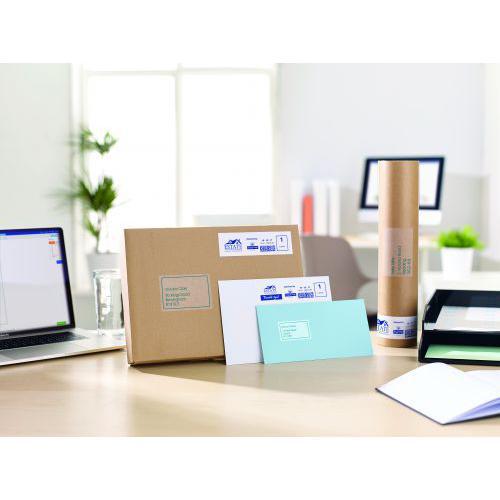 Avery Franking Label 140x38mm 2 Per Sheet White (Pack of AV52001