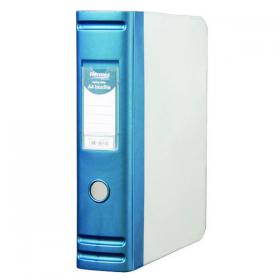 Hermes Heavy Duty 80mm 2D-Ring Polypropylene Box File A4 BU00161