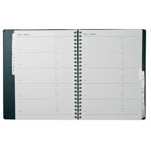 Collins Wirebound Business Address Book A5 Black BA5 CL64760 CL64760