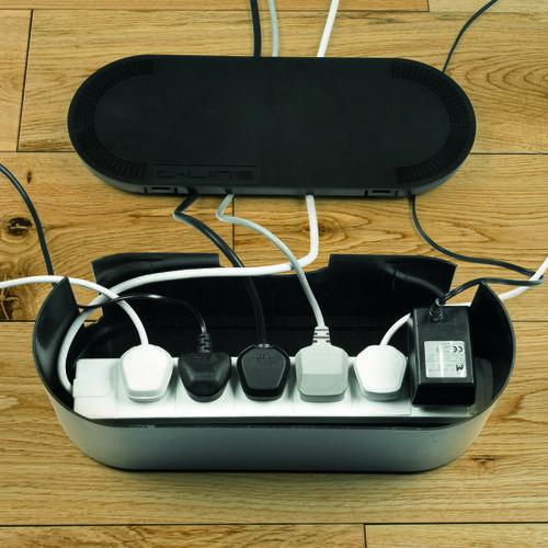 D-Line Desk Cable Tidy Kit Large CTDKLGEB DL59000 DL59000
