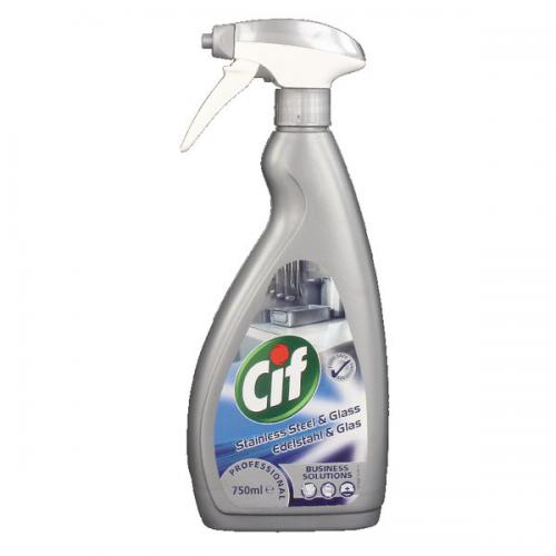 CIF Professional Stainless Steel and Glass Cleaner 750ml DV10718