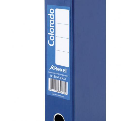 Rexel Colorado Box File A4 Blue (Pack of 5) 30443EAST EA30443 EA30443