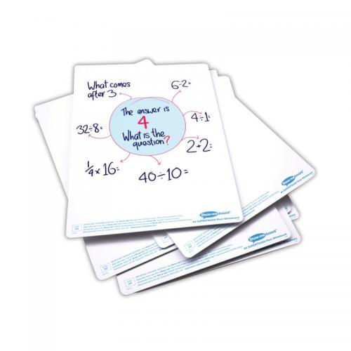 Show-me SUPERTOUGH Whiteboard A4 Plain (Pack of 35) C/SRP EG60023