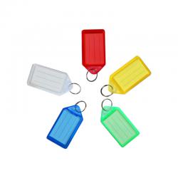 ValueX Sliding Key Tags Plastic Large Assorted Colours ( 14263CA