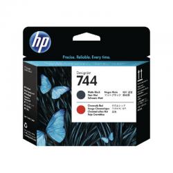 HP 744 Matte Black and Red Printhead F9J88A HPF9J88A HPF9J88A