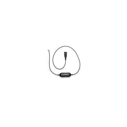 Jabra Black GN1200 CC QD to RJ9 Universal Headset Coiled JAB00416