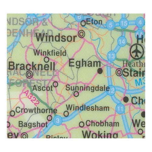 Map Marketing British Isles Motoring Laminated Map BIM MM90401
