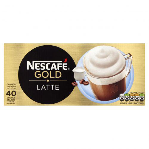 Nescafe Latte Sachets (Pack of 40) 12314884 NL12198 NL12198
