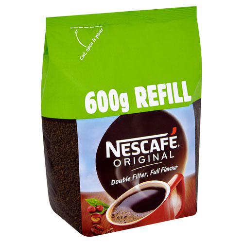 Nescafe Original Instant Coffee 600G Refill 12315643 NL36812 NL36812