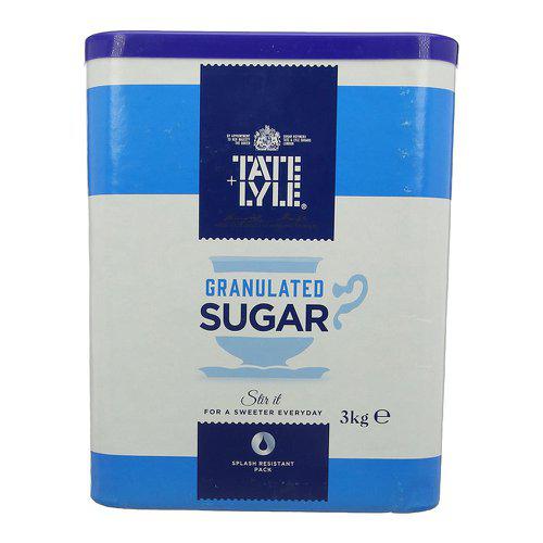 Tate & Lyle 3kg Granulated Sugar Tub NWT800 NWT800