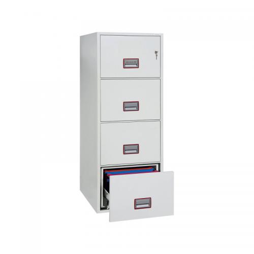 Phoenix 4 Drawer 90 Minute Fire Rated Filing Cabinet FS2254K PN10016