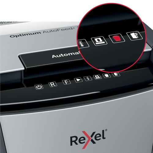 Rexel Optimum AutoFeed+ 750X Cross-Cut P-4 Shredder 2020750X RM33939