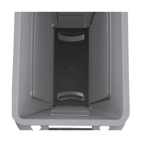 Rubbermaid Slim Jim Container 60 Litre Grey 3541-GRY/R001192 RU14159