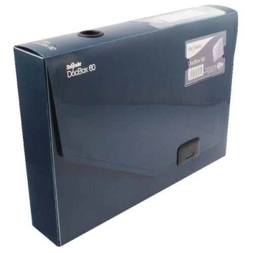Snopake DocBox A4 60mm Dark Blue 12867 SK02561