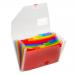 Snopake Rainbow Expanding Organiser A4 15768 SK21725 SK21725