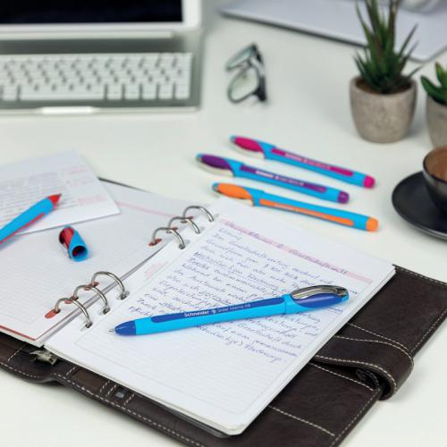 Schneider Slider Memo XB Ballpoint Pen Large Blue (Pack TB06424