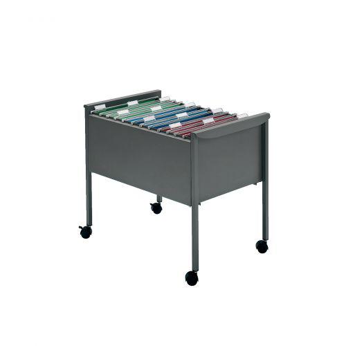 Rexel Filemate Mobile Filing Trolley Titanium Grey 50559 TW50559